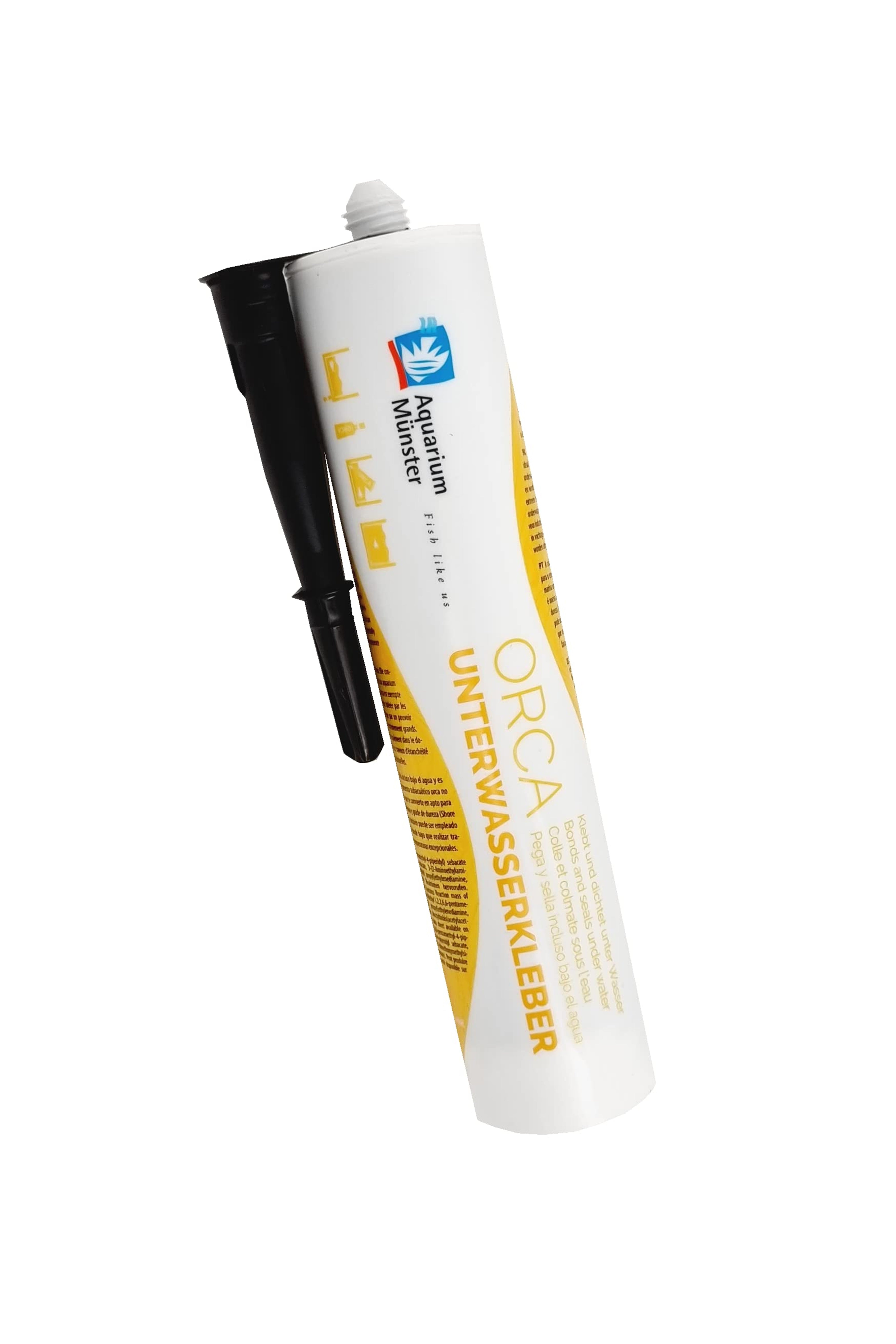 Aquarium Münster - Orca Underwater Glue 450 grs. Negra – umdale.com
