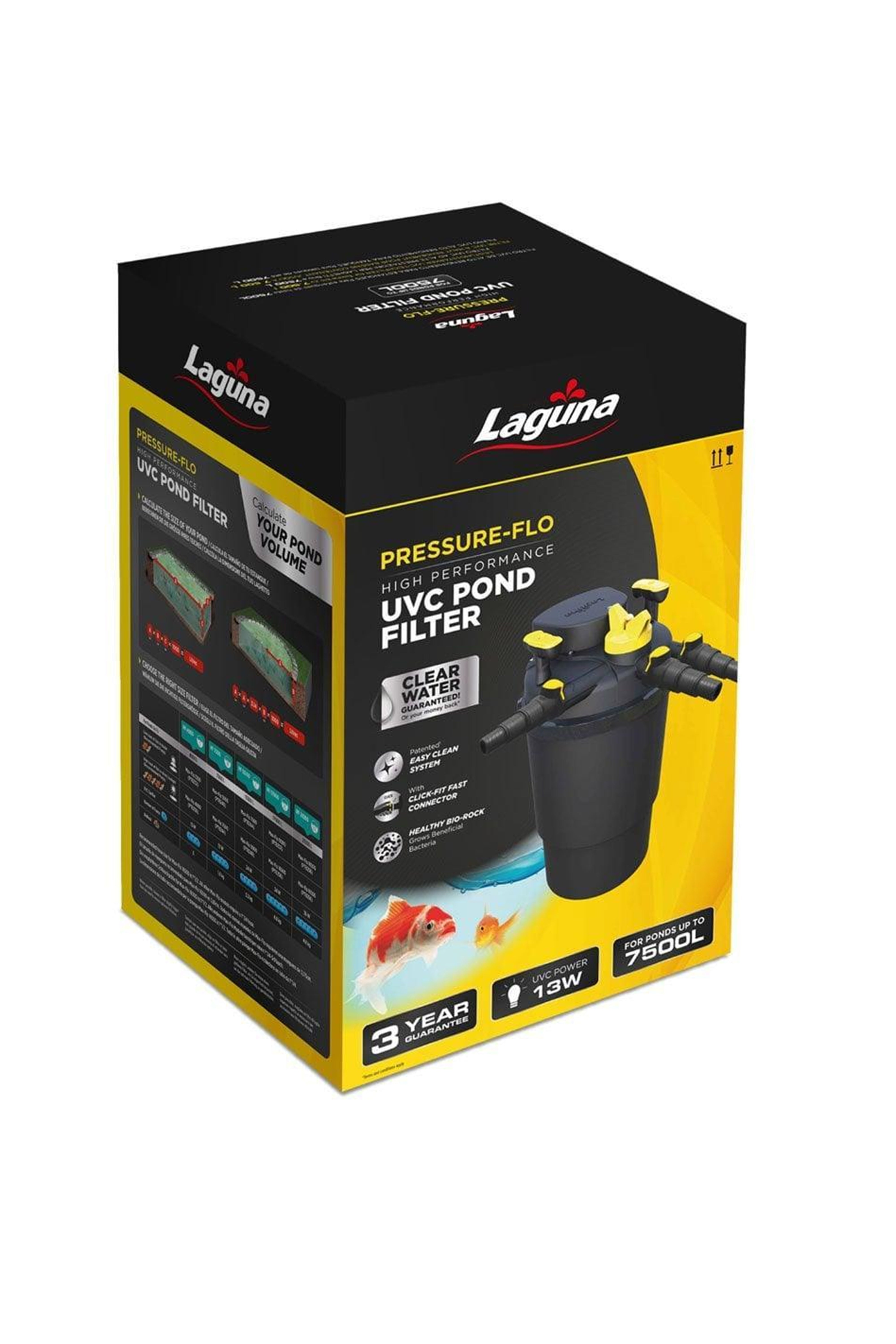 Laguna - Filtro para estanque Clear Flo 7500 Pond Filtration Kit ...