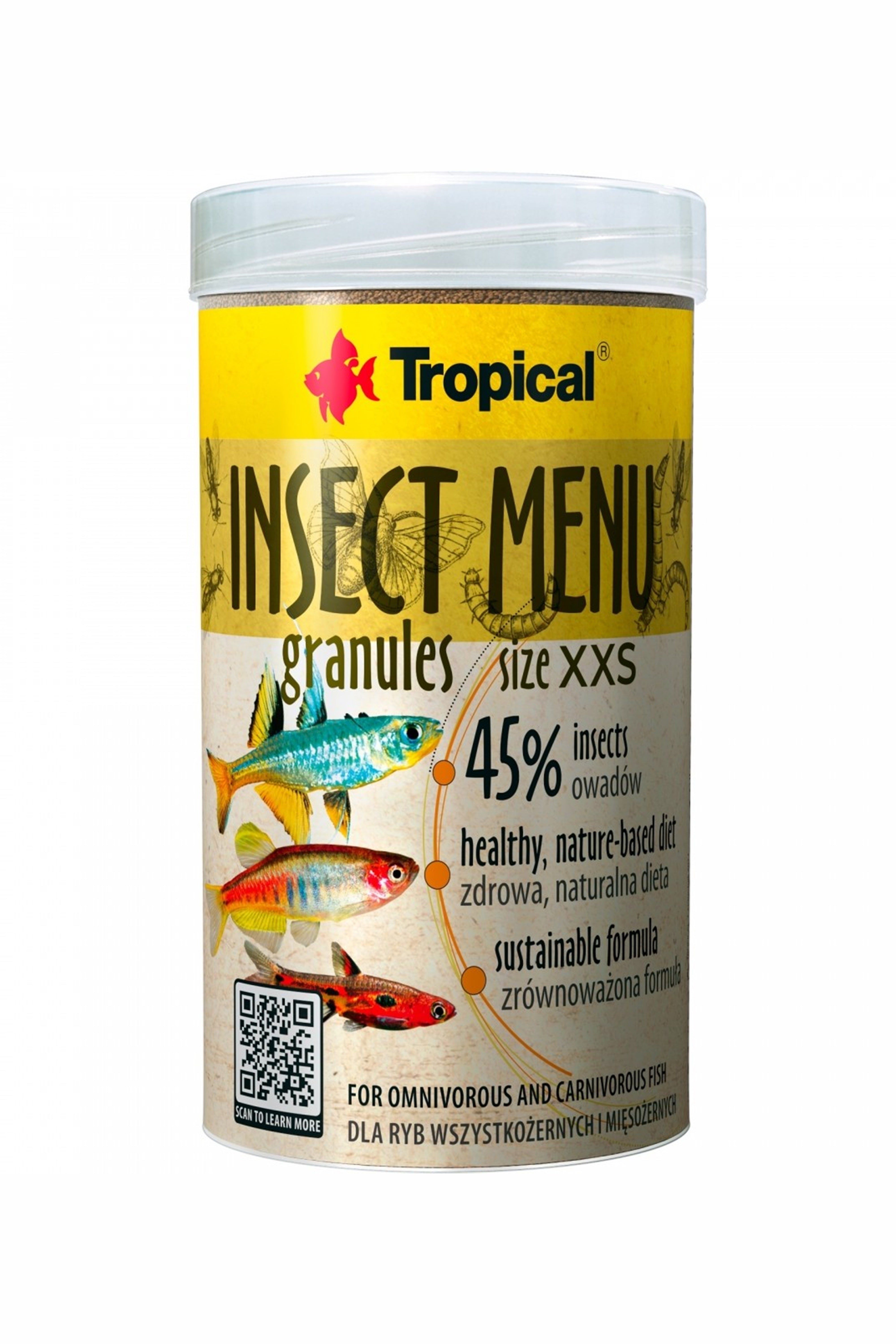 Tropical - Insect Menu Granulado XXS 1000 ml. – umdale.com
