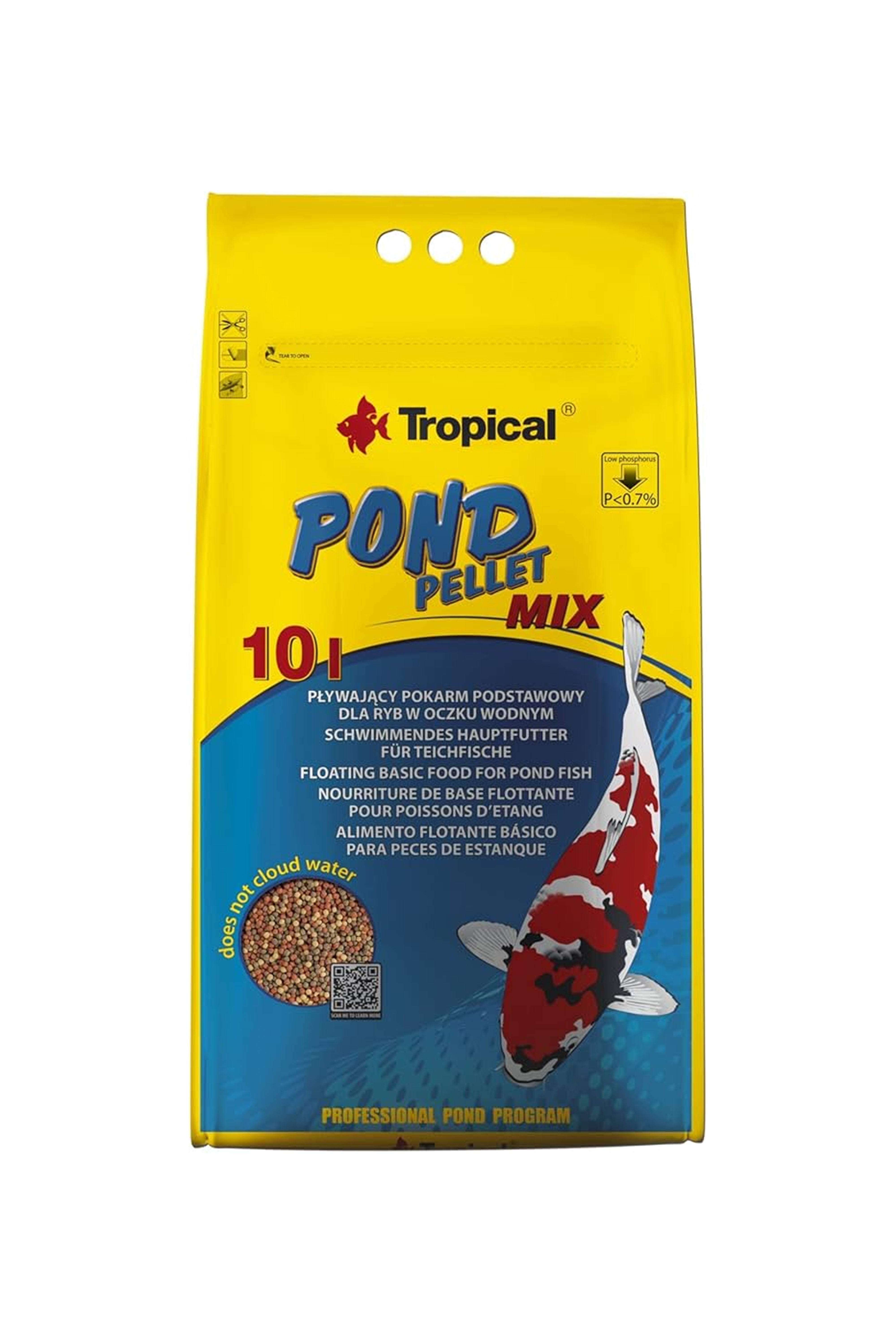 Tropical - 06 Pond Pellet Mix Bag 10 L/1300 grs. – umdale.com