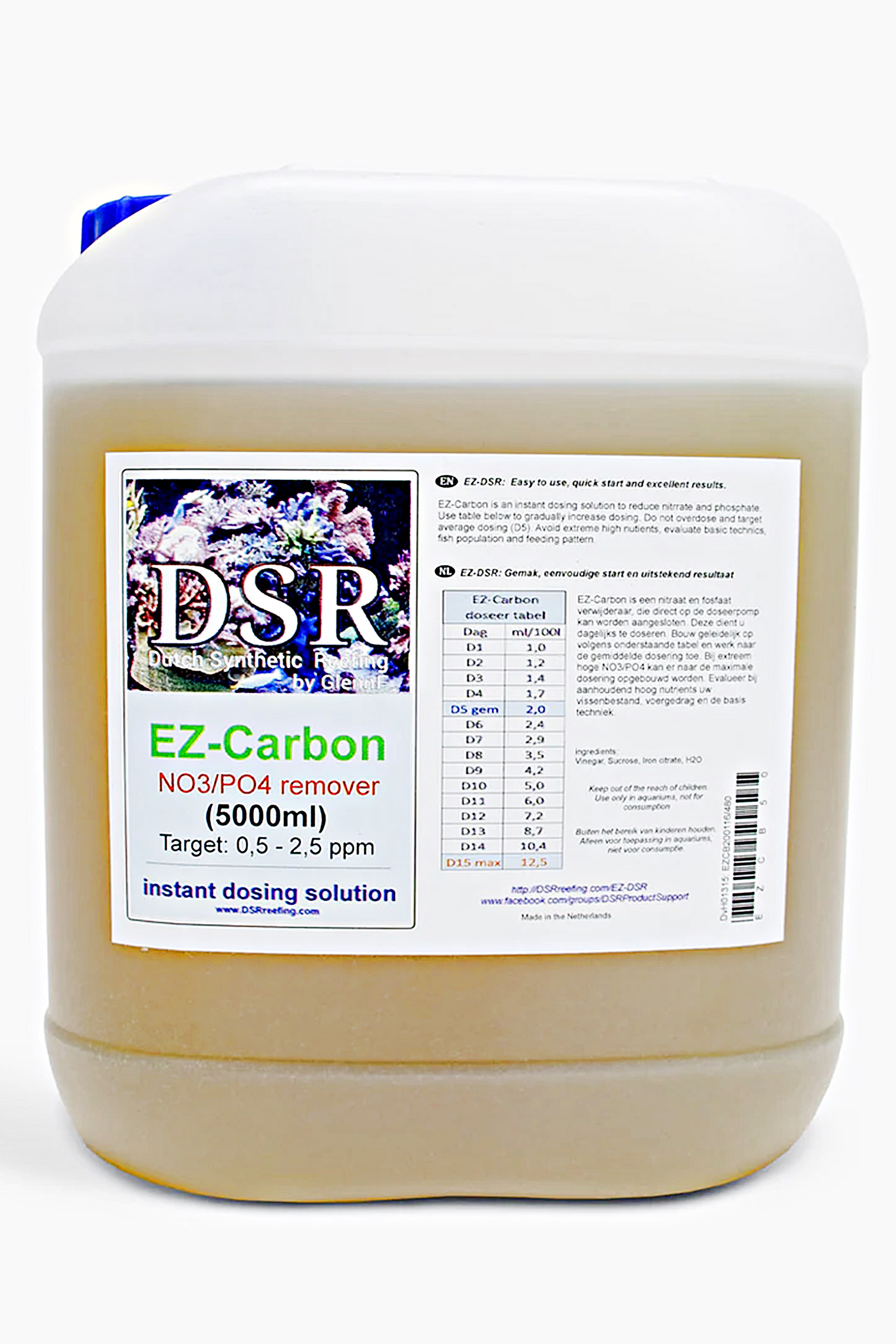 Antifosfatos y Nitratos: EZ Carbon DSR (5 litros) – umdale.com