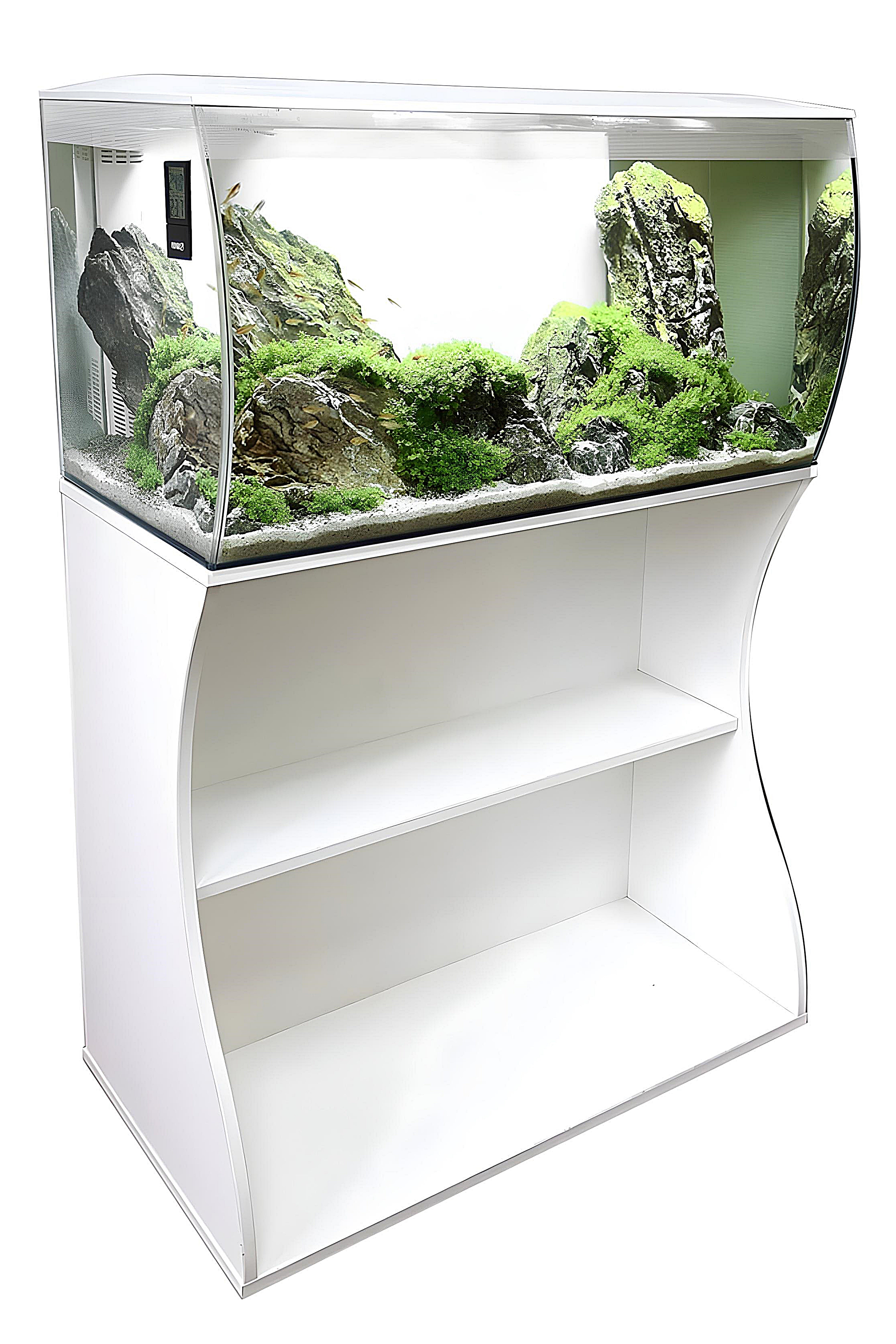 Acuario Fluval FLEX de 123 litros con mueble blanco – umdale.com